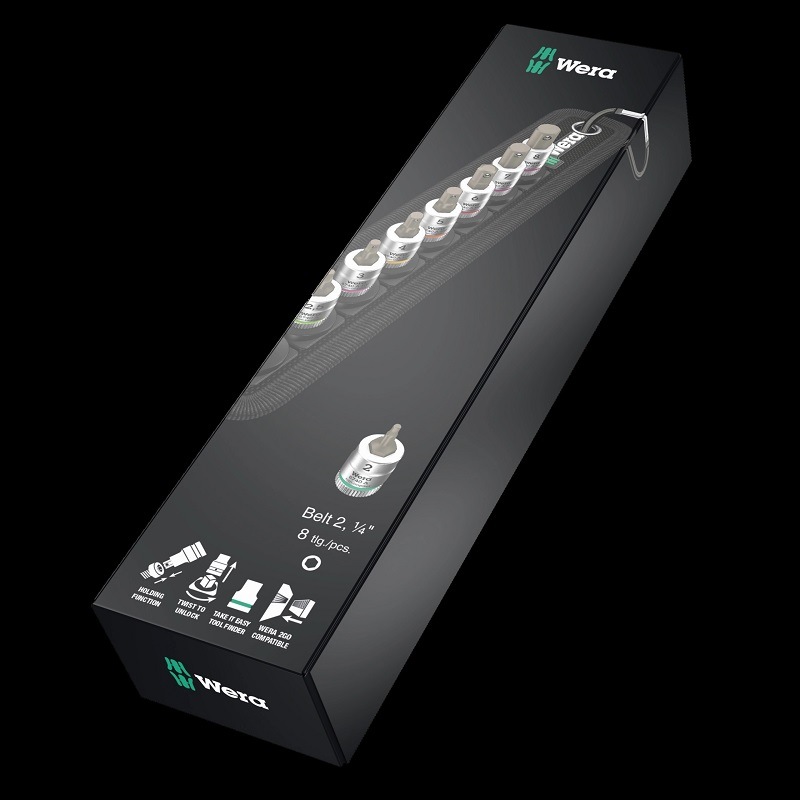 Belt A 2 Bit Socket Set | Wera | BLUECOLOR.WORK＜公式サイト＞