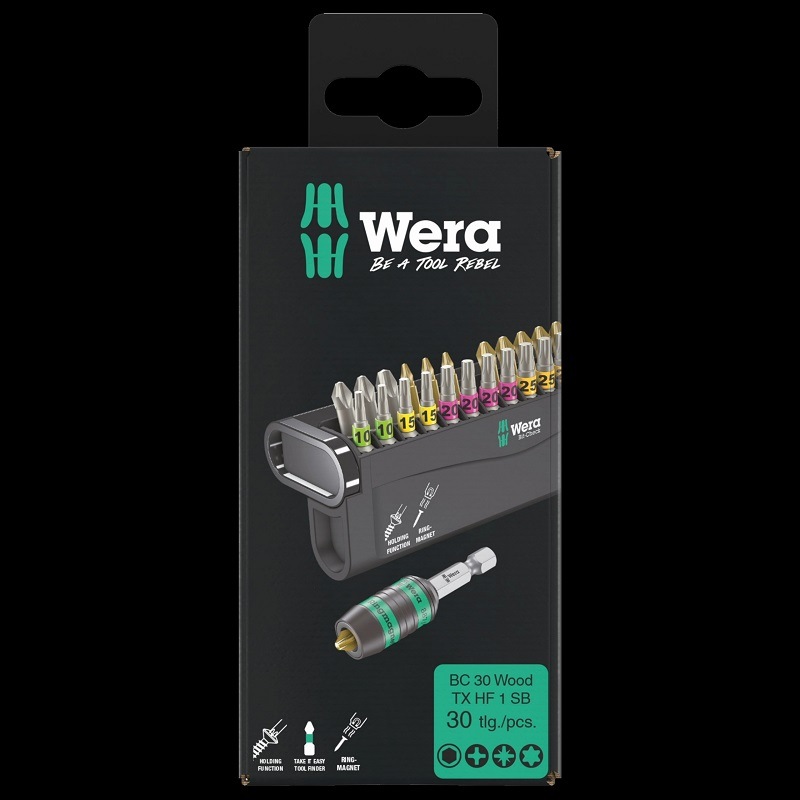Bit-Check 30 Wood TX HF 1 | Wera | BLUECOLOR.WORK＜公式サイト＞