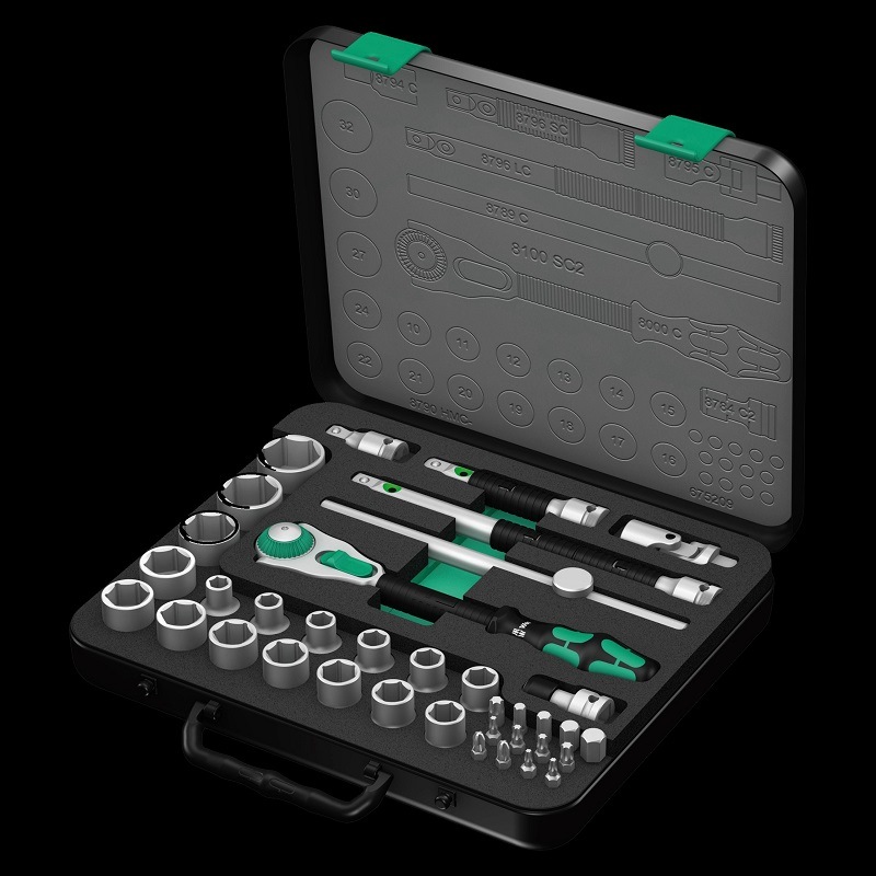 8100 SC 2 Zyklop Speed Ratchet Set | Wera | BLUECOLOR.WORK＜公式サイト＞