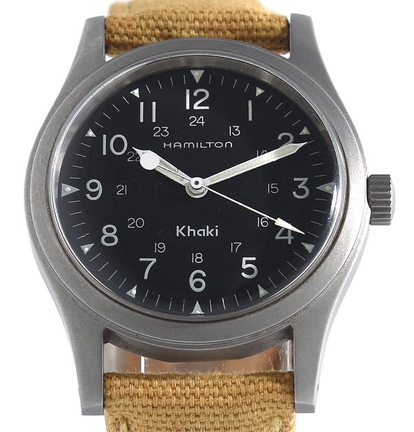 ★HAMILTON ハミルトン Khaki カーキ 9415A ブラック文字盤 手巻き メンズ★ | ブランド品,時計,その他 | BLAND ...