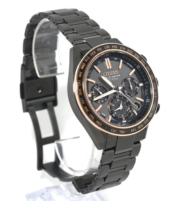 ★未使用！CITIZEN シチズン ATTESA アテッサ ACT Line CC4074-61W F950-0029S0C ソーラー電波 ...