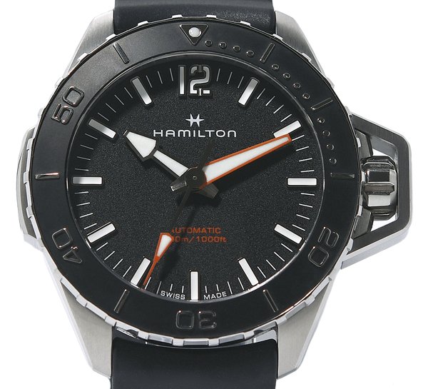 現金特価！送料無料！★未使用！HAMILTON ハミルトン カーキ ネイビー オープンウォーター H778250 H77825330 自動巻き ...