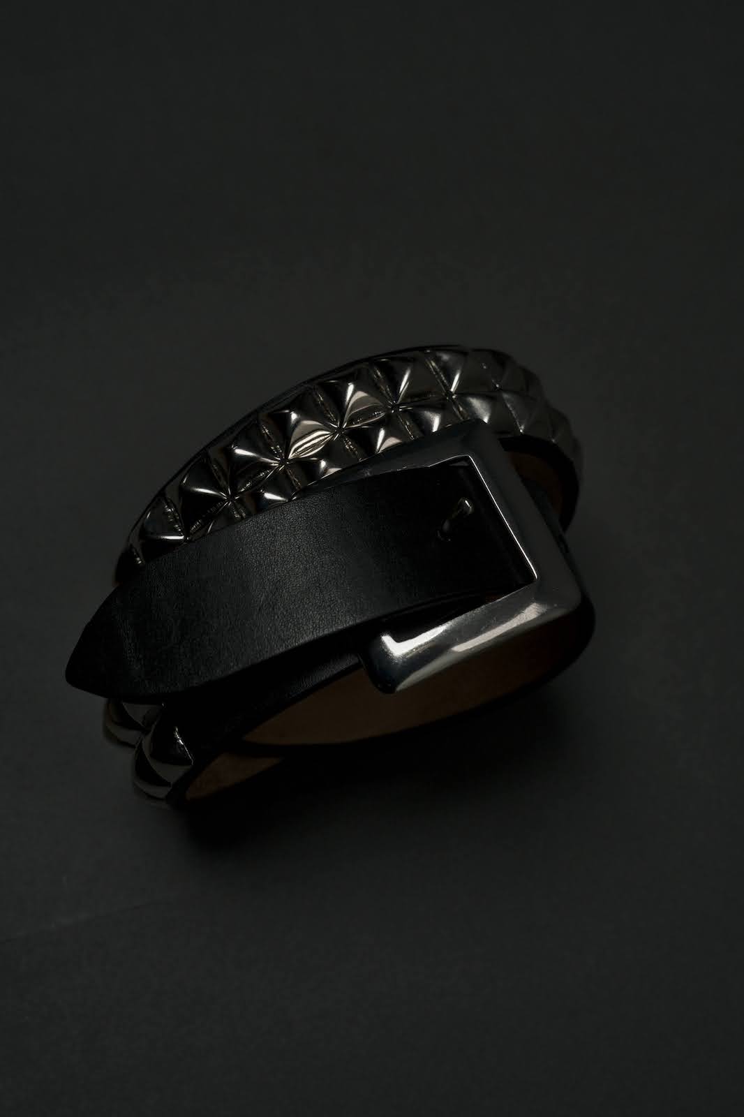 KINGSLEY WALTERS STUDIO × Godard Haberdashery / studded belt | BRAND ...