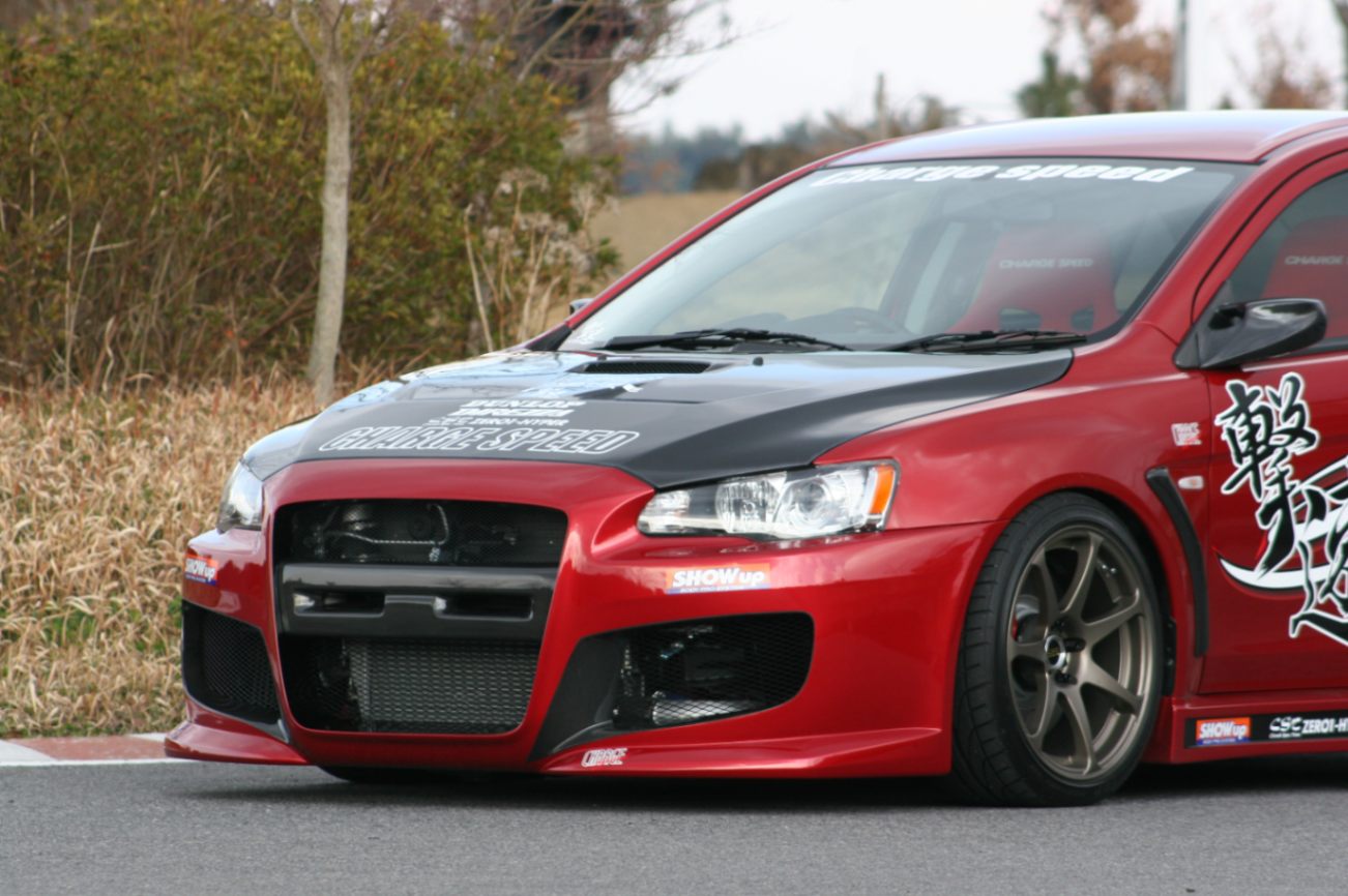 チャージスピード LANCER EVOLUTION X CZ4A フロントスポイラー FRP製 | MITSUBISHI,LANCER ...