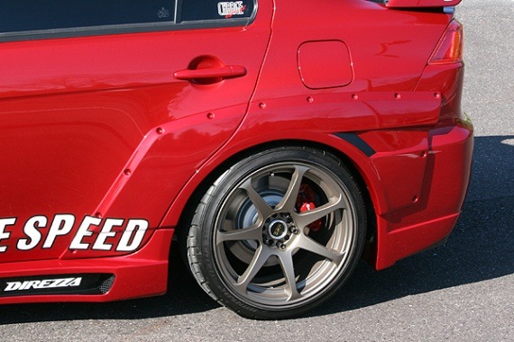 チャージスピード LANCER EVOLUTION X CZ4A リアブリスターフェンダー 片側20mmワイド | MITSUBISHI ...