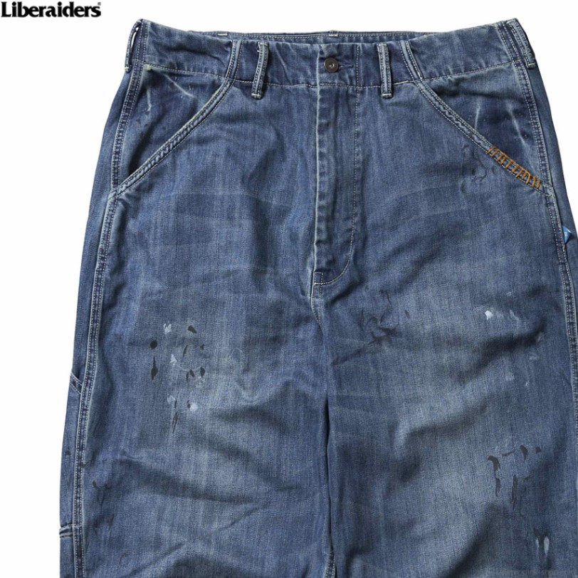 CLINK｜LIBERAIDERS DENIM SARROUEL PANTS (INDIGO) #76704｜東京・吉祥寺｜SOFTMACHINE・BLUCO・DEUS・PEANUTS&Co ...