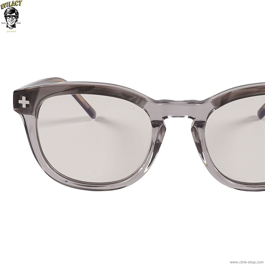 CLINK｜EVILACT EYEWEAR YALE II - GRAY DEMI×GRAY CLEAR/COLOR PHOTOCHROMIC BROWN LENS [EAE24-02-09 ...