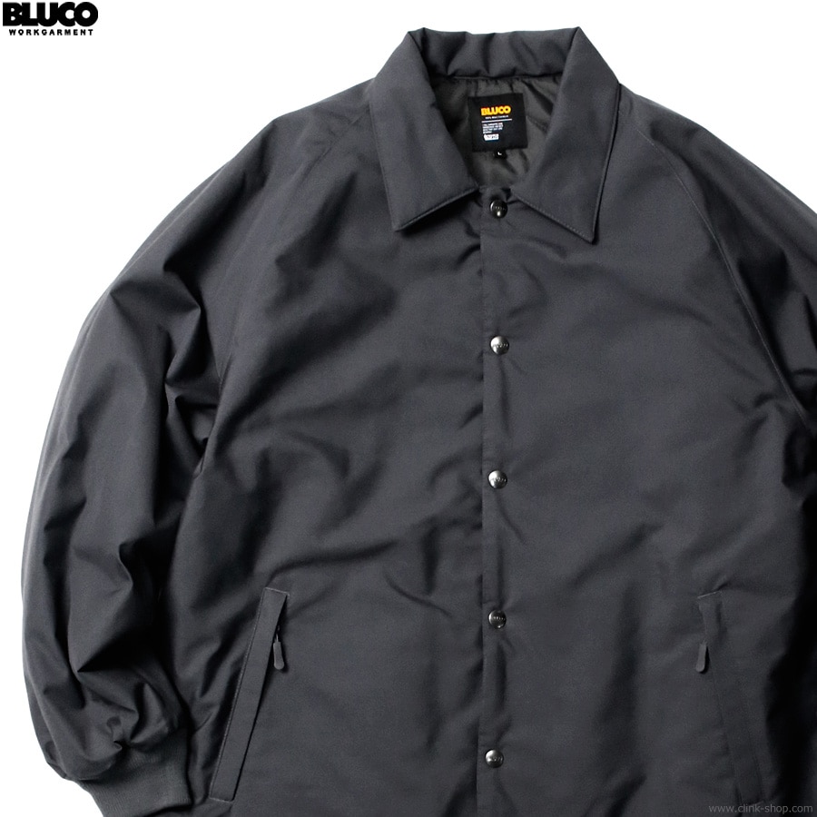 CLINK｜BLUCO T/C COACH JACKET -QUILTING LINING- (BLACK) [147-31-051]｜東京・吉祥寺｜SOFTMACHINE・BLUCO ...