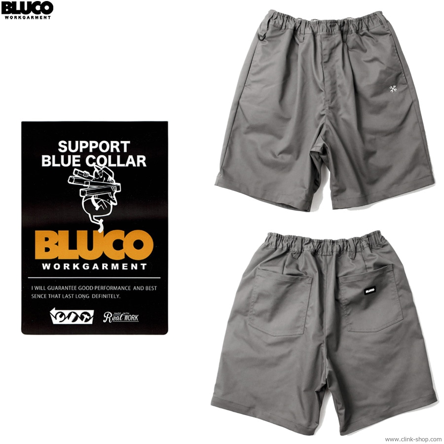 CLINK｜BLUCO STRETCH EASY WORK SHORTS (L.GRAY) [153-45-001]｜東京・吉祥寺｜SOFTMACHINE・BLUCO・DEUS・PEANUTS ...