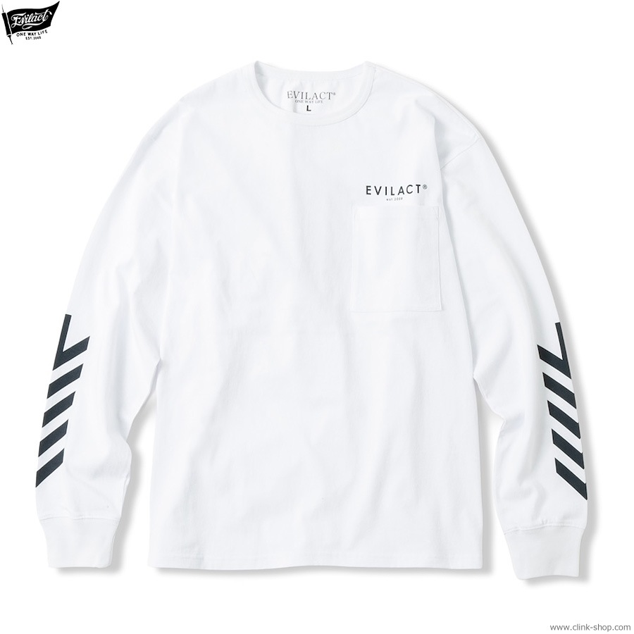 CLINK｜EVILACT FLAG LS (WHITE) [EA-WFRSS-T01]｜東京・吉祥寺｜SOFTMACHINE・BLUCO・DEUS・PEANUTS&Co.・RADIALL ...