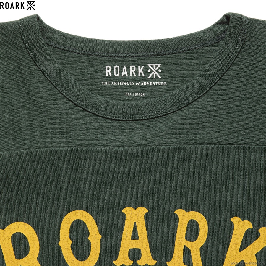CLINK｜ROARK "MEDIEVAL LOGO" 3/4 SLEEVE TEE (HUNTER)｜東京・吉祥寺｜SOFTMACHINE・BLUCO・DEUS・PEANUTS&Co ...
