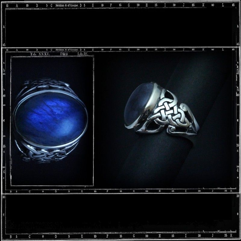 CELTIC KNOTS STONE RING - LARGE | リング,ストーンリング | CRAZY PIG DESIGNS TOKYO