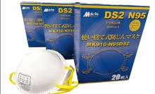 7-1398-1701 高機能 使い捨て式防塵マスク（20枚入）MK910－N95DS2