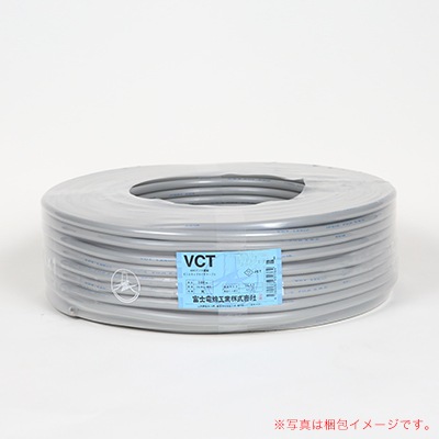 VCT 600V 2×8SQ 2芯（100m定尺）富士電線工業・カワイ電線 ビニルキャブタイヤケーブル｜cableMART（ケーブルマート）