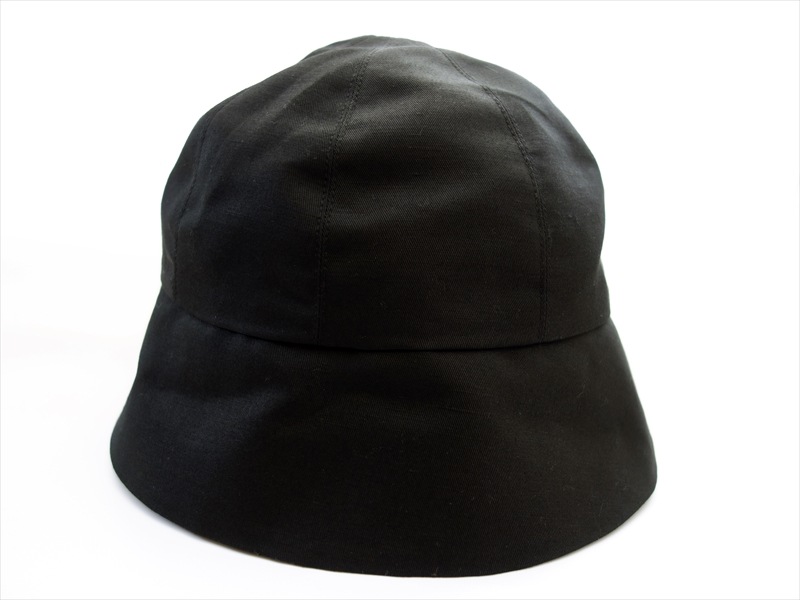 HOED HOMME エイチオーイーディーオム/ 8 PANEL HAT(organic cotton linen)/ ブラック | すべての商品