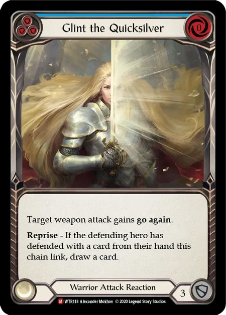 【EN】【UL】[Warrior] Glint the Quicksilver [M]《WTR118》 | Fable