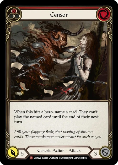 【EN】【Rainbow Foil】[Generic] Censor [M]《DTD226》 | Fable