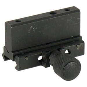 16122621 AN/PAQ-4B, 4C, PEQ-2, 2A レイルグラバーマウント *ブラック／20mmピカティニーレイル用 ...