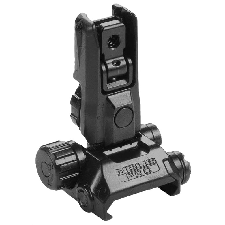 MAGPUL MBUS Pro LR アジャスタブルサイト (リア) *ブラック/スチール製/200～600m 対応 【品番 ...