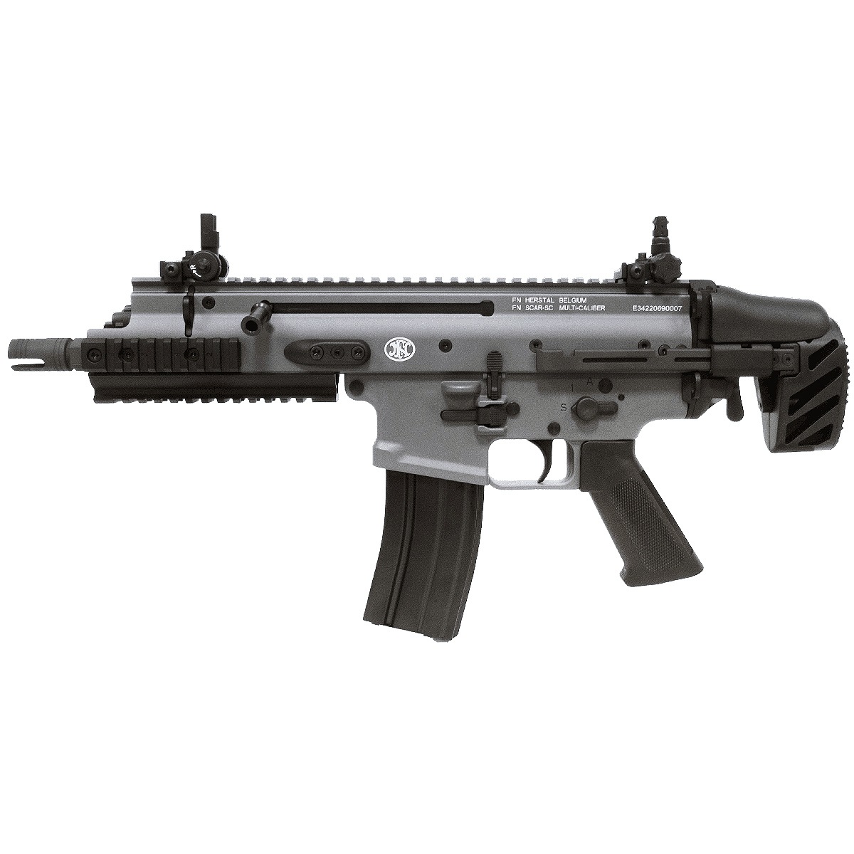BOLT/CyberGun 電動ガン FN SCAR SC B.R.S.S. *日本仕様/グレー/FN HERSTAL ライセンス品 【品番 ...