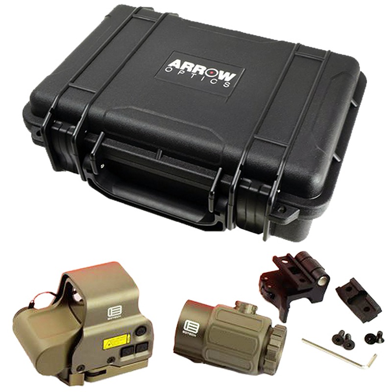 ARROW OPTICS EXPS3-0 タイプ ドットサイト (現行刻印) & G43 StS タイプ 3倍マグニファイアセット *デザート ...