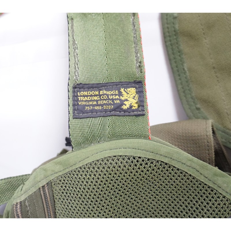 19019398 激レア!! LBT 1879B スプリットフロントチェストリグ *OD／1999年製角バックル／希少な専用ベルトパッド付き ...