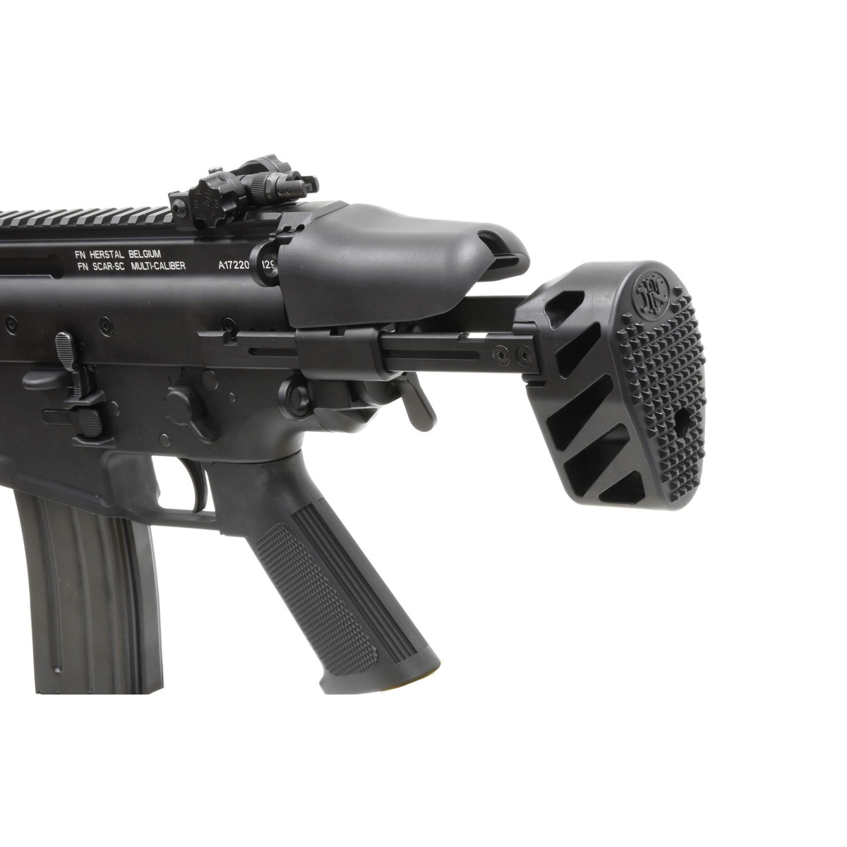 CyberGun/ARES 電動ガン FN SCAR-SC *法定初速適合品/ブラック/FN HERSTAL ライセンス品 【品番：CYB ...