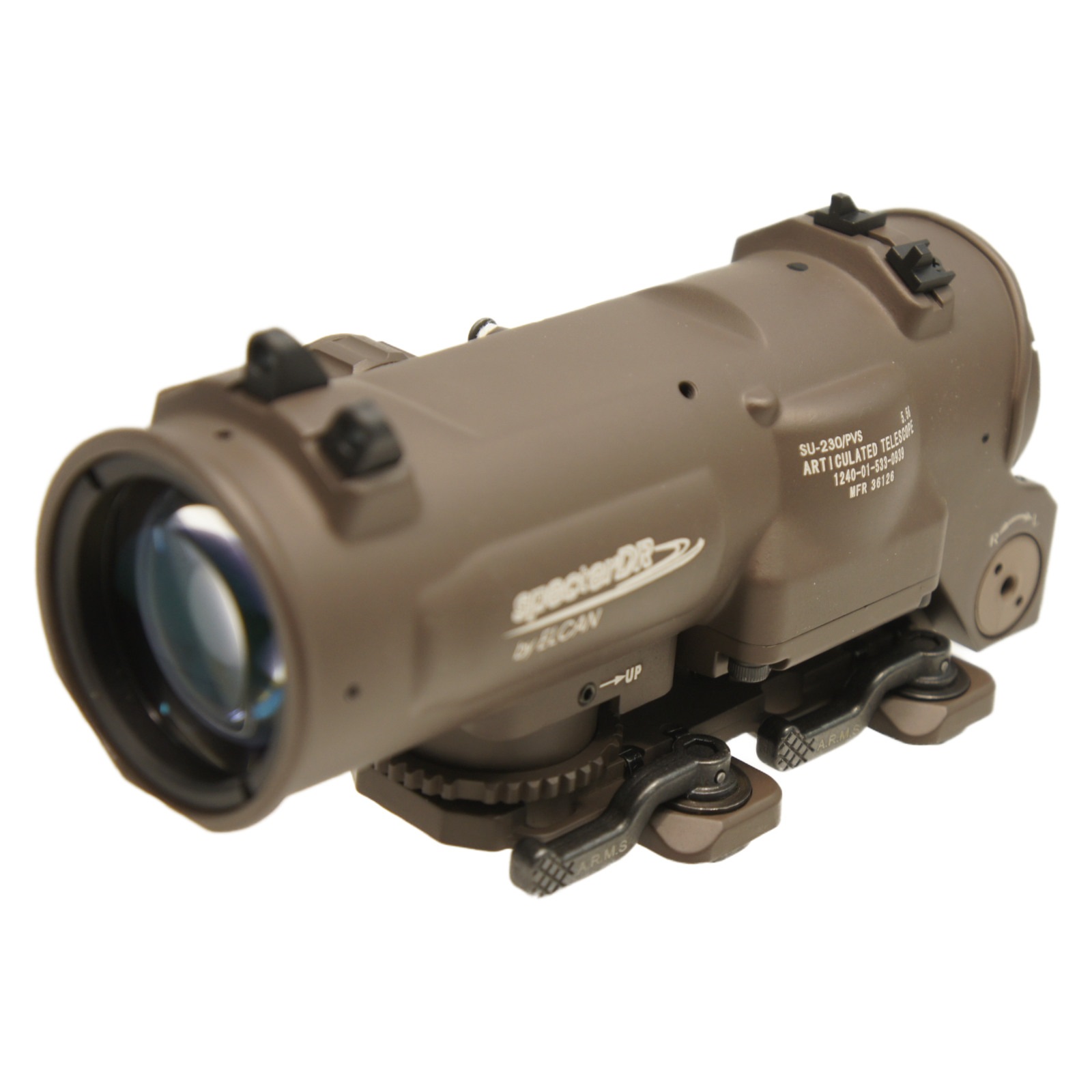 ELCAN Specter DR タイプ 1-4x 可変倍率 スコープ FDE DXバージョン 【品番：KW-SC-076-DE ...