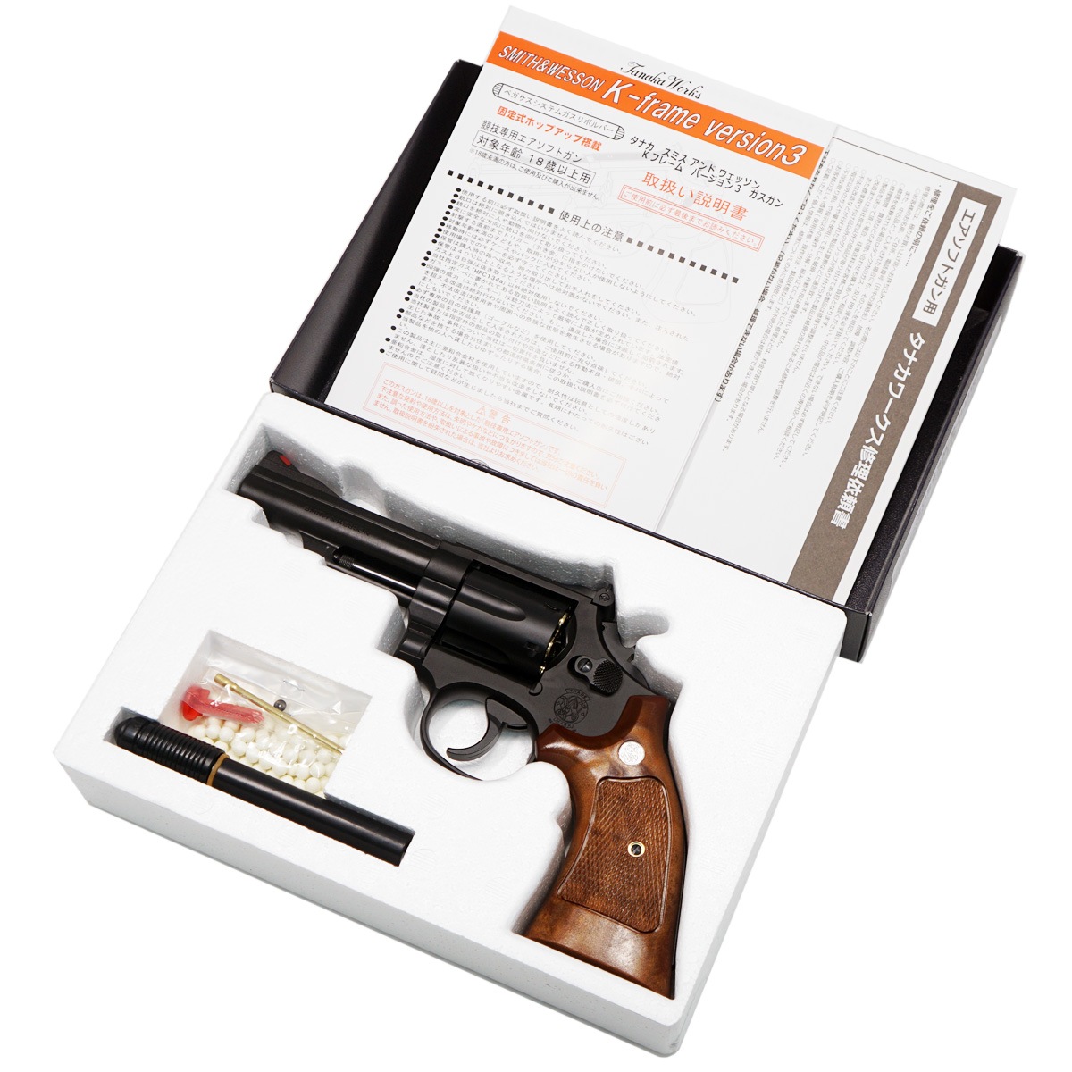 TANAKA (タナカ) ガスリボルバー S&W M19 4インチ Combat Magnum Ver.3 *HW (ヘヴィウェイト) 【品番 ...