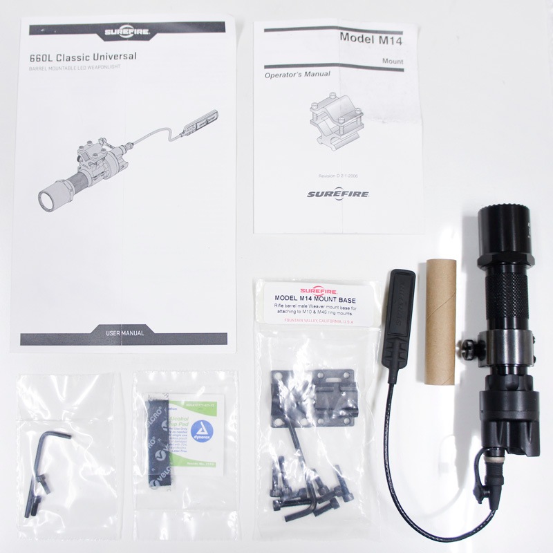 19029766 激レア!! SUREFIRE 660L 6V LEDタクティカルウェポンライト *廃盤モデル | ライト , ウェポンライト ...