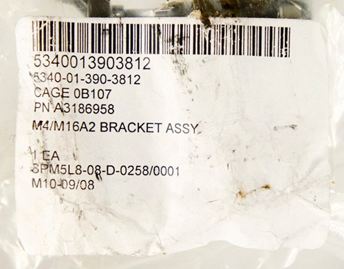 17020207-1 米軍放出品 官給 INSIGHT TECHNOLOGY製 P/N:A3186958 M4／M16A2 AN/PAQ-4B ...