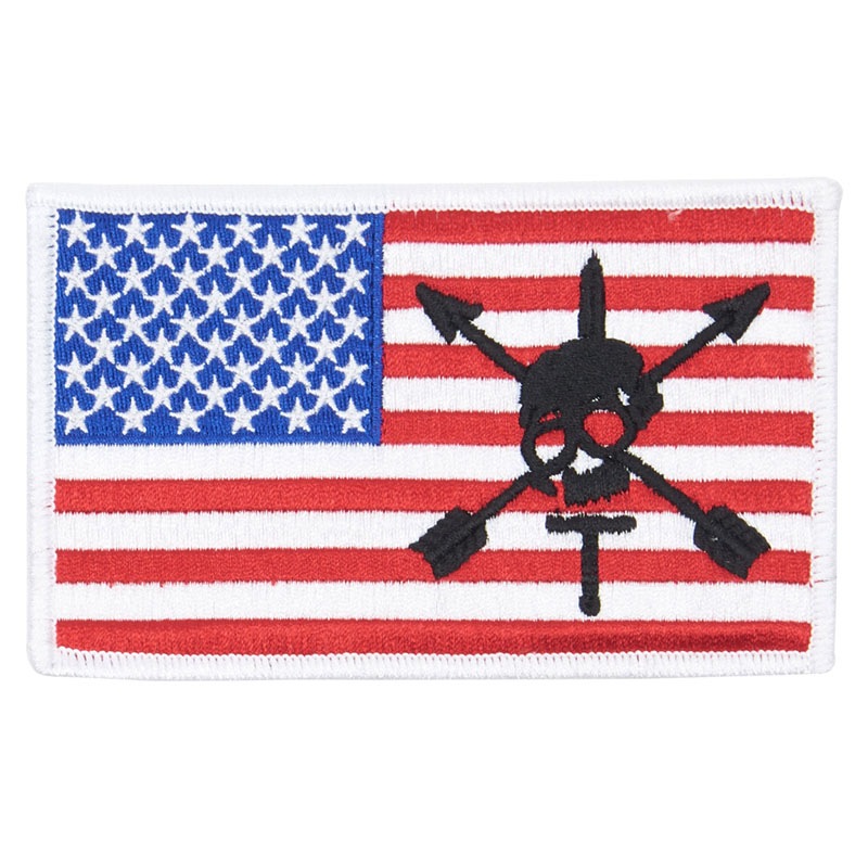 21030524-7 AWS 52700 SPECIAL FORCES "NOUS DEFIONS" フラッグベルクロパッチ *フルカラー ...