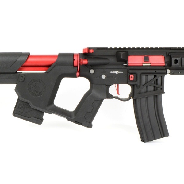 Lancer Tactical LT-34 エンフォーサー バトルホーク 7 MOD Alpha スケルトン 電動ガン ブラック＆レッド ...