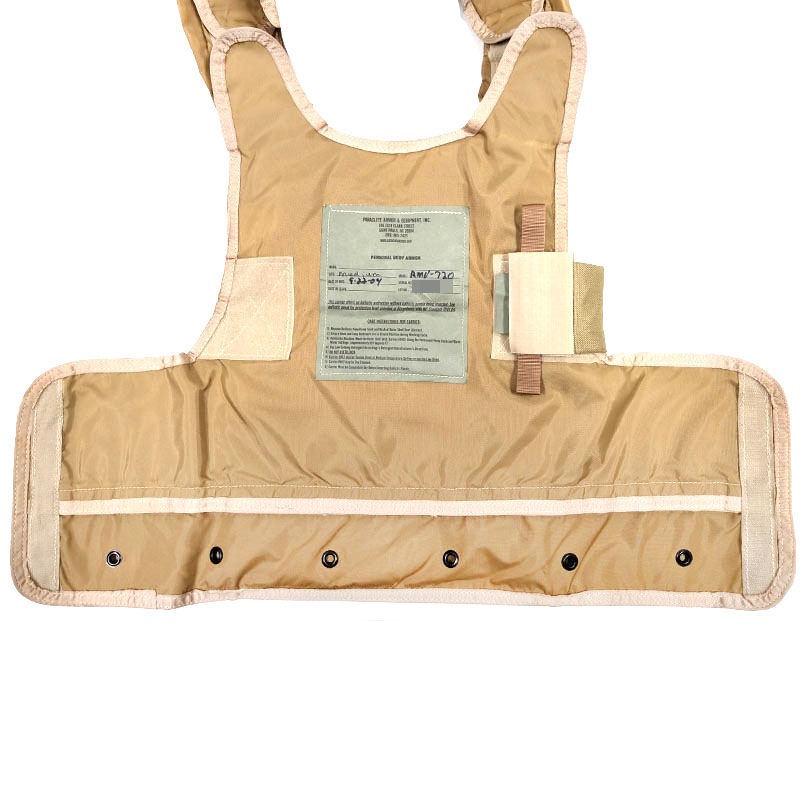 20050051 レア!! PARACLETE RMV リリーサブルボディーアーマーベスト *タン／Mサイズ／2004年製／AFSOC ...