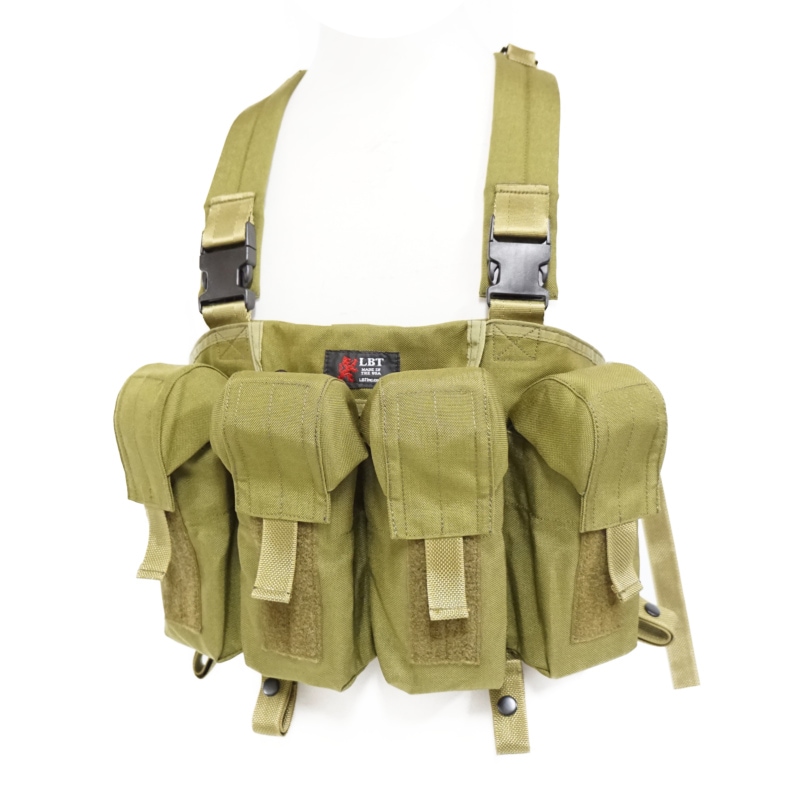 18069175 LBT 0290D M4マガジンチェストリグ *コヨーテタン／M4マガジン12本収納 | キャリアー , チェストリグ ...