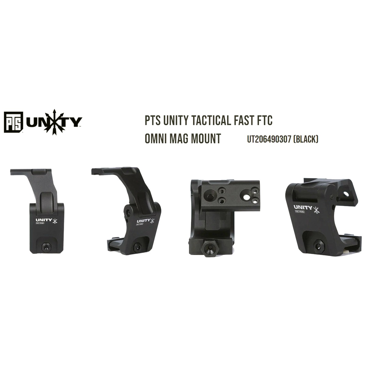 PTS Unity Tactical FAST FTC OMNI MAG マウント *ブラック 【品番：PTS-UT206490307】【管A ...