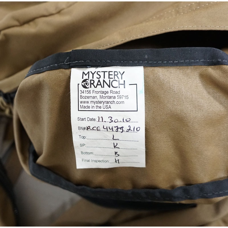 18069187 レア!! MYSTERY RANCH RECCE（偵察）TACTIPLANE バックパック *コヨーテ／Mサイズ／容量 ...