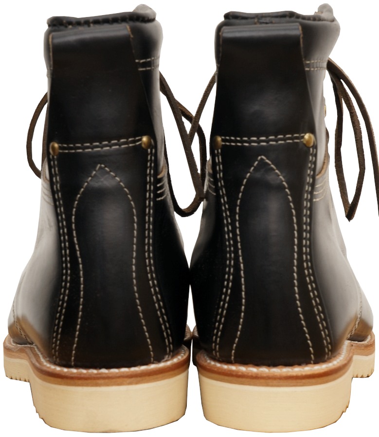 (ダブルアールエル) RRL アメリカ製 BRUNEL BOOTS ワーク ブーツ ブラック フルグレインレザー Leather Work ...