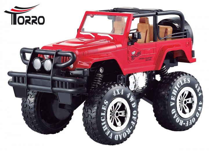 Torro 1/10 RCジープ RTR（RC Jeep 4x4 WD Cross Country Car Scale 1/10 Color ...