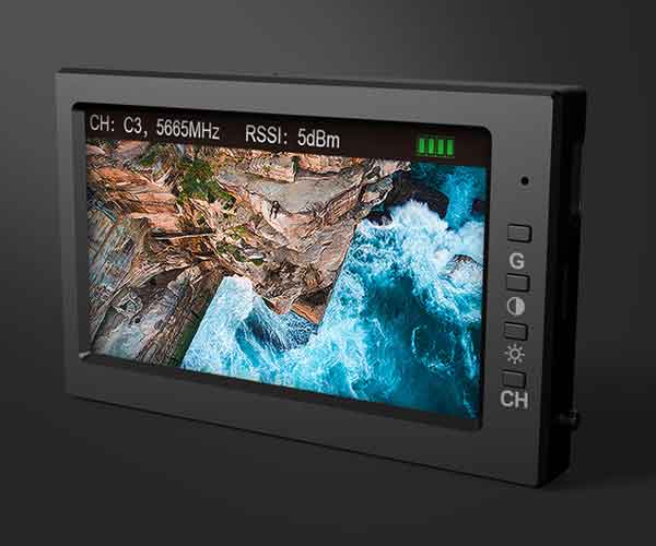 MJX/エムジェーエックス ドローン用 D43レシーバーディスプレイ（5.8G FPVリアルタイム画像伝送受信用）