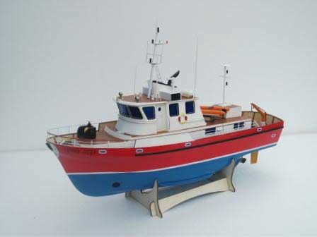 KHT 港湾作業船ルイス・リーフ（Lewis Reef ）塗装済完成品(RC対応）