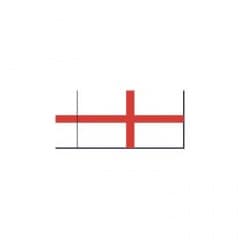 BECC Cotton Flag - GB05 St Georges Cross - Command Flag White Squadron