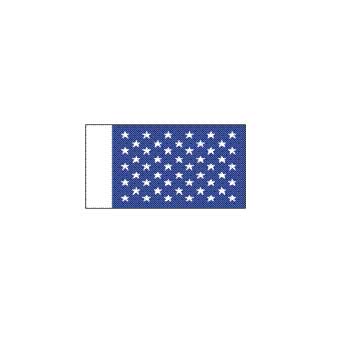 BECC Cotton Flag - USA10 Naval Jack - Present Day (50 Stars)
