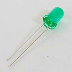 高輝度LED緑カラーレンズ（5mm・3V・20mA・9000mcd）