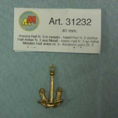 Mantua ストックレスホールアンカー40x38mm（31232）