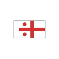 BECC Cotton Flag - GB11 Rear Admiral Flag - St Georges Cross - 2 Circles