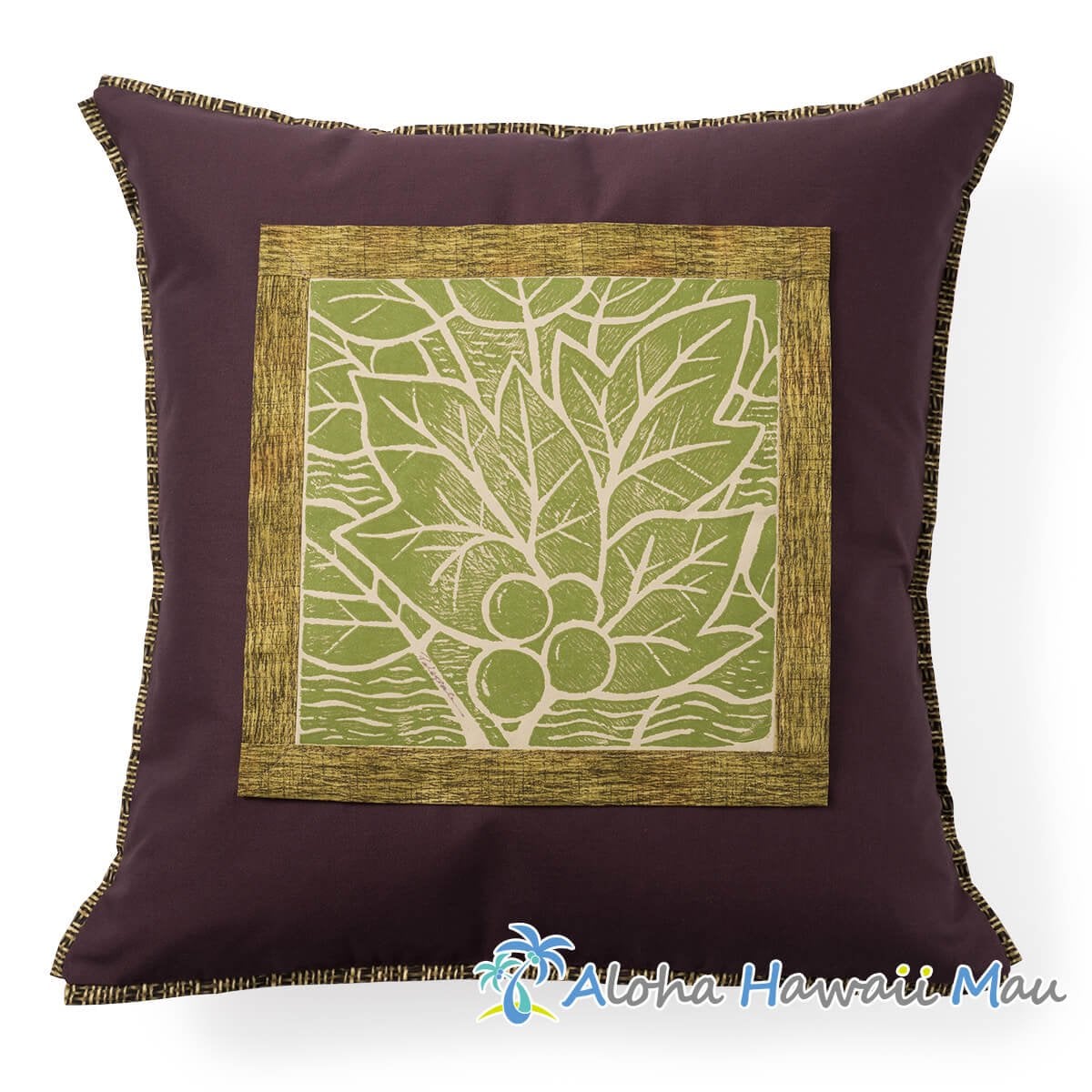 Palapala Designs クッションカバ－Kukui ククイ柄 | アクセサリー・雑貨,インテリア・キッチン雑貨,クッション ...
