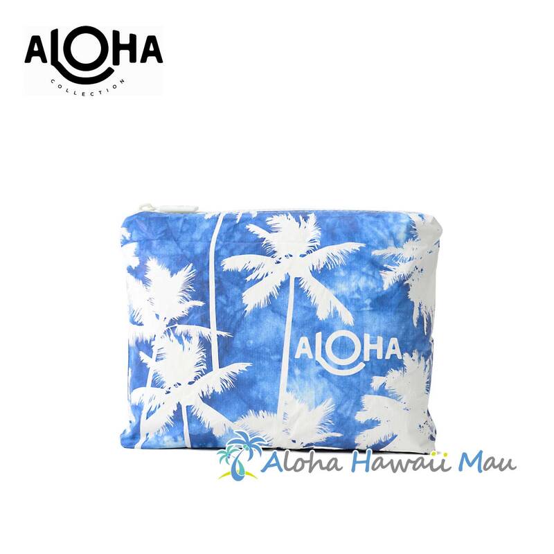 ALOHA Collection アロハコレクション ポーチM パーム ブルー | アクセサリー・雑貨,ファッション雑貨,ポーチ・マルチケース ...