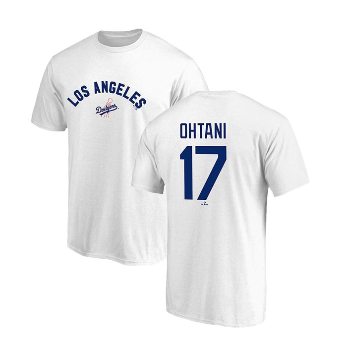 ファナティクス Fanatics Los Angeles Dodgers Shohei Otani Name T-shirt WHT ...