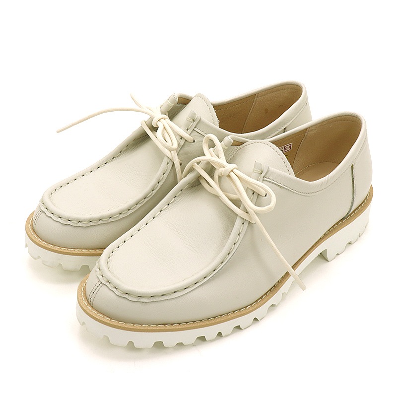 粋 iki ワラビータンクソール スタンダードシリーズ レザーシューズ 革靴 26356 アイボリー | 粋 iki | KEUNA